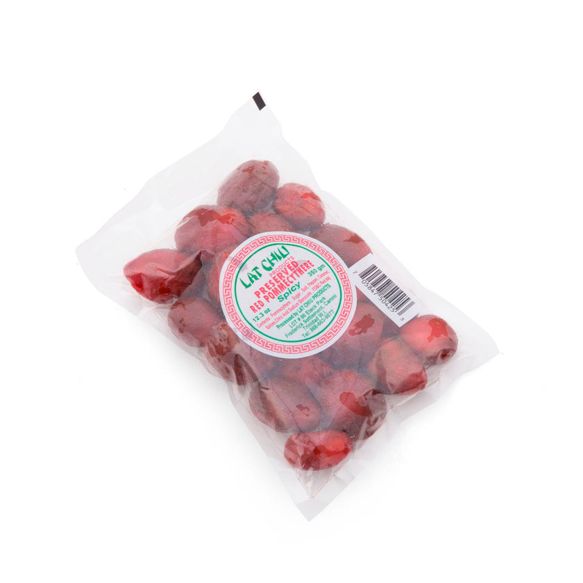 Lat Chiu Preserved Red Pommecythere Spicy, 350g – Lat Chiu Products